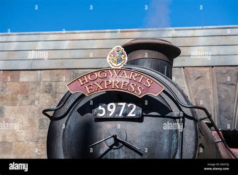 Hogwarts Express Train Locomotive At The Wizarding World Of Harry