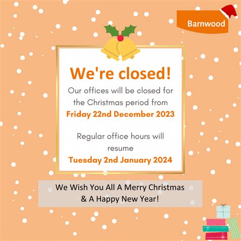 Barnwood Limited On Linkedin Today Is Our Last Working Day Of 2023 Before We Finish For A Well