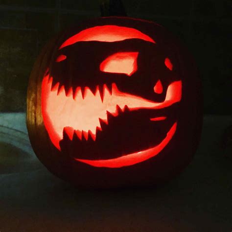 61 Creative Dinosaur Pumpkin Carving Ideas Easy Stencils Templates