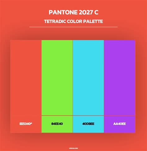 Pantone 2027 C Color Palettes
