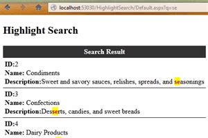 Highlight Search Text In Search Result CodeProject