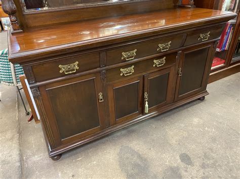 Antique Edwardian Sideboard Buffet Halsey Rd Vintage Emporium