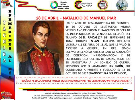Natalicio De Manuel Piar Pdf