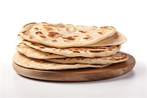 Nan Bread Close Up Premium Ai Generated Image