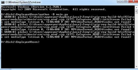 Python Cannot Connect Into Web Camera Using Opencv Stack Overflow