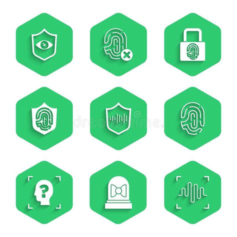 Set Shield Voice Recognition Motion Sensor Voice Fingerprint Face Shield With Lock And Eye