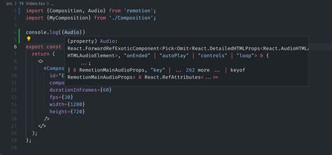 module remotion has no exported member audio · issue 942