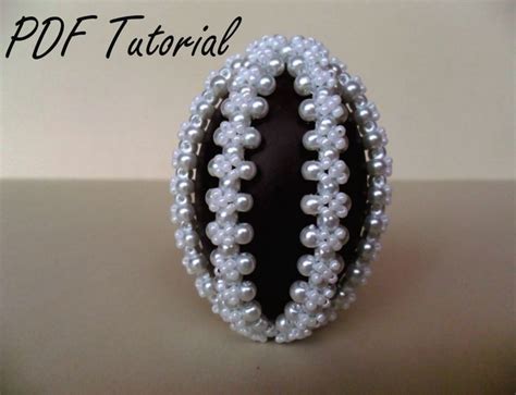 Beading Tutorial Carmen Ornament Easter Egg Tutorial Beaded Easter Egg