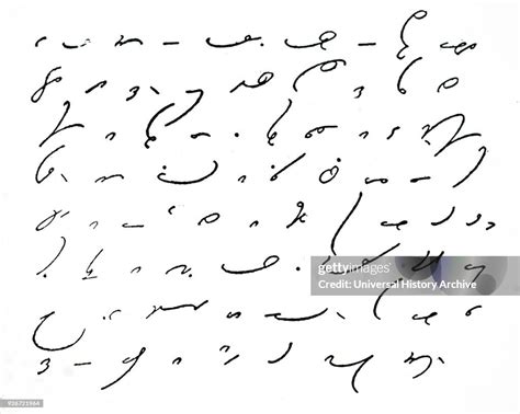 Sample Of Gregg Shorthand A Form Of Shorthand That Was Invented By