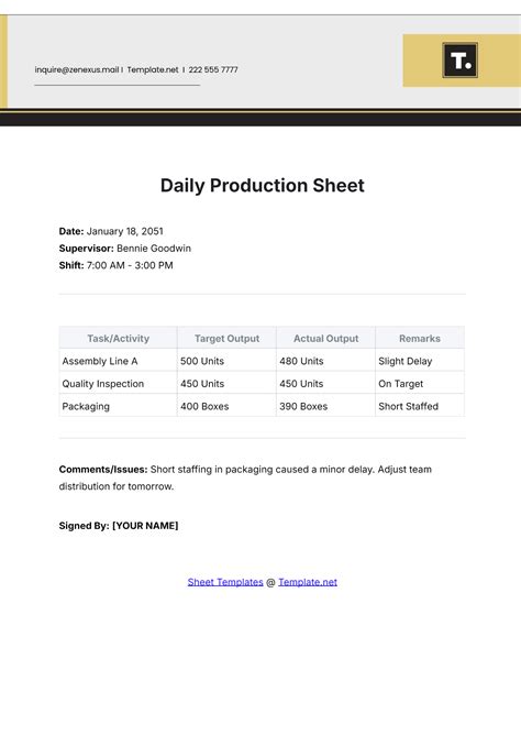 Free Production Batch Sheet Template To Edit Online