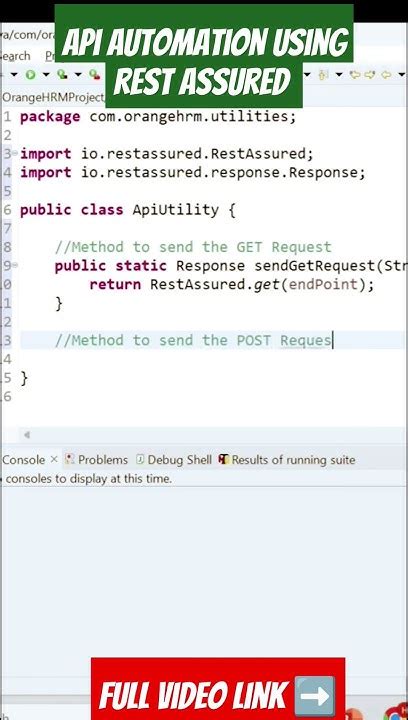 Api Automation Using Rest Assured Apiautomation Restassured Youtube