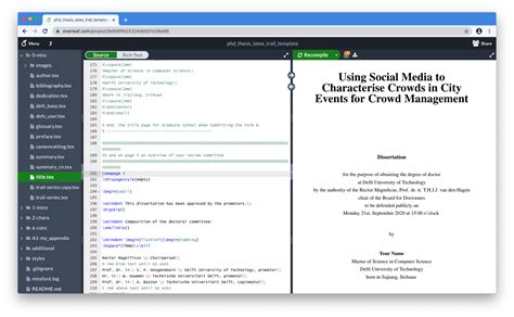 The Phd Thesis Latex Template For Trail The Netherlands Phdthesis