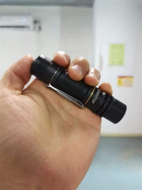 Tiniest Lep Flashlight Ever 😲 The Lumintop Thor Mini Prototype Run On Single 14500 R Flashlight
