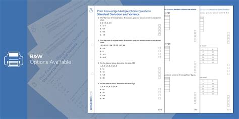👉 Standard Deviation And Variance Questions Beyond Maths