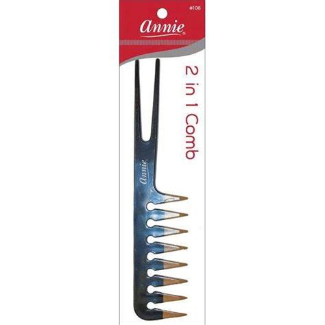 Annie 2 In 1 Comb Asst Color Two Tone Annie International