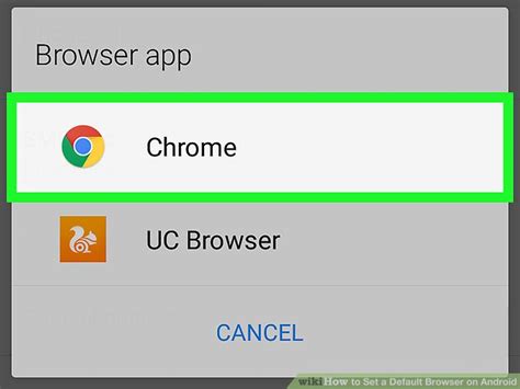 how to set a default browser on android 5 steps with pictures