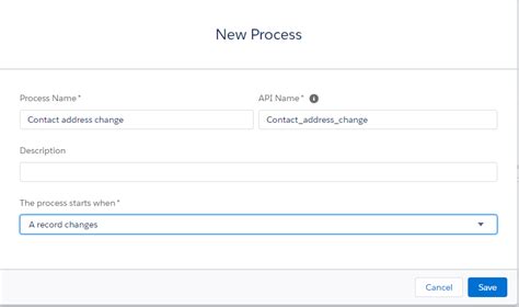 Quick Start Lightning Process Builder Salesforce Next Gen