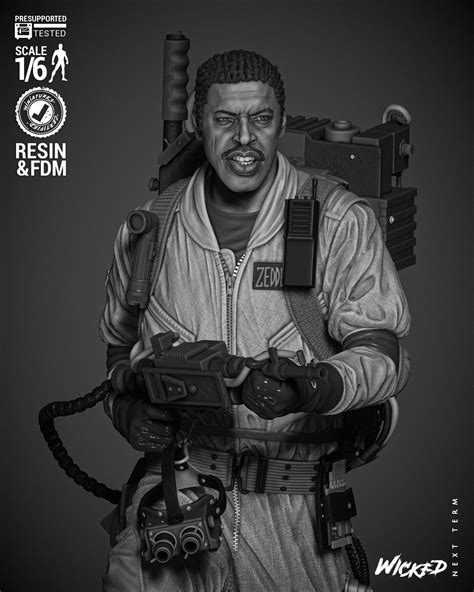 Winston Ghostbusters 3d Printed 6 And 12 Scale Fan Art Wick3d