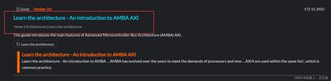 Axi 总线协议学习笔记（2）axi Prot Csdn博客