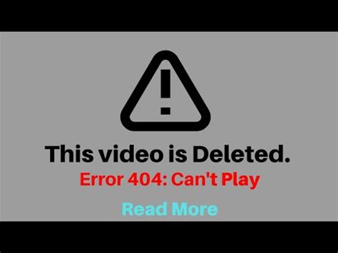Deleted Video YouTube