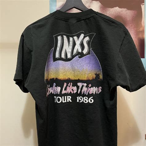 Vintage 1986 Inxs Listen Like Thieves” Tour Tee Grailed