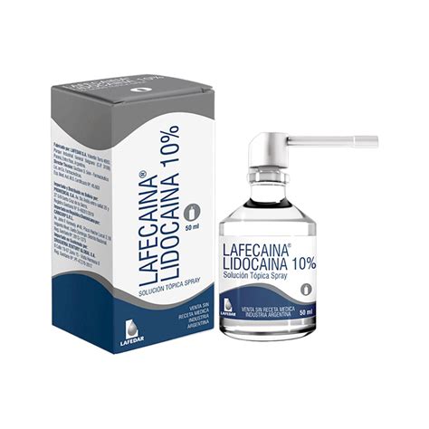 Lidocaina 10 Spray X 50ml 80g Generico Li— Farmacorp