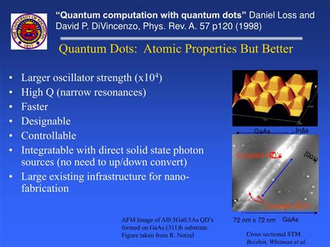 PPT Optically Driven Quantum Dot Based Quantum Computation PowerPoint Presentation ID
