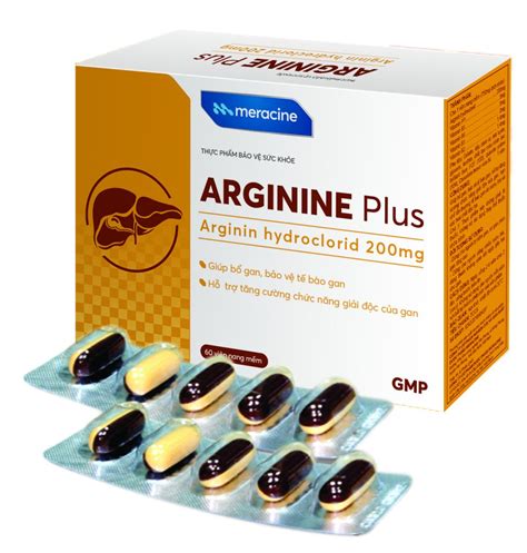Arginin Plus 60v Meracine Manufacture