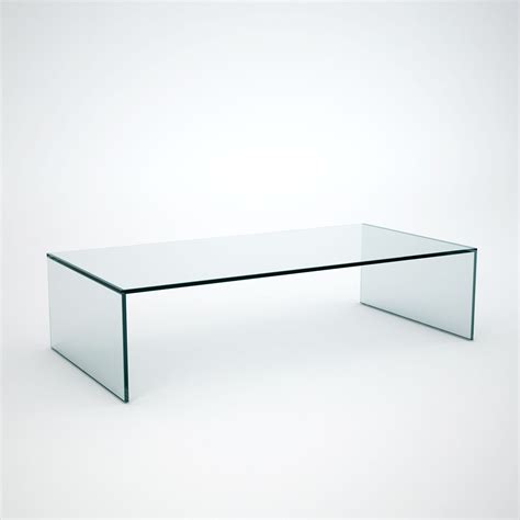 Judd Rectangle Glass Coffee Table Klarity Glass Furniture