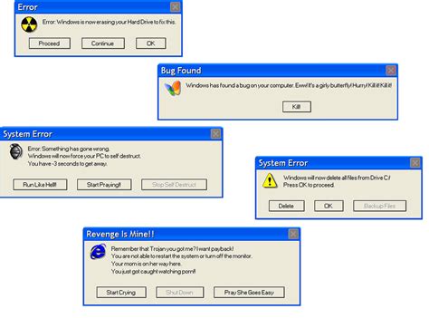 Error Messages By XXxXRenoXxXx On DeviantArt
