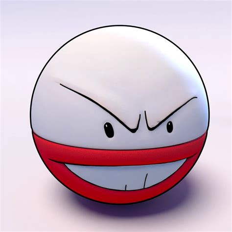 Electrode Pokemon 3d Model