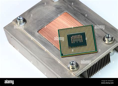 Cpu With Heat Sink Computer Processor Cooler Radiator Equipment