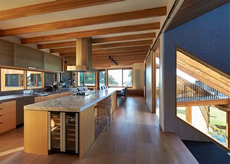 Split House By Bkk Architects Is Made Up Of Angular Wooden Structures