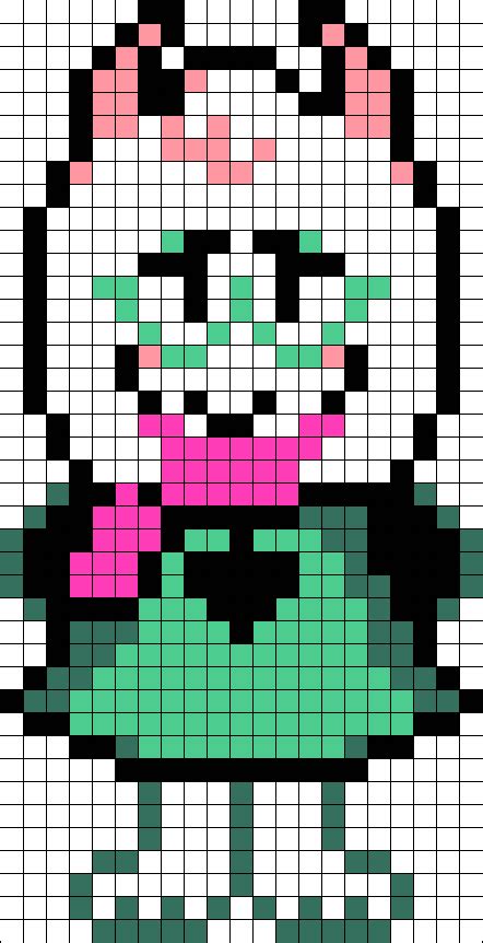 Ralsei Dr2 Perler Bead Pattern Bead Sprites Characters Fuse Bead Patterns