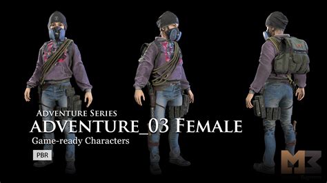 Adventure03 Female Pack Icloneactor Reallusion Content Store