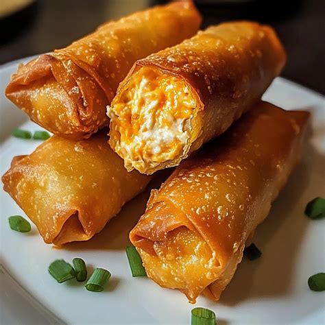Buffalo Chicken Dip Egg Rolls 12 Ingredients Ultimate Delicious