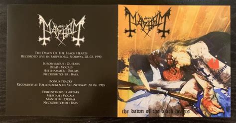 35號街轉角 專輯簡介 Mayhem The Dawn Of The Black Hearts