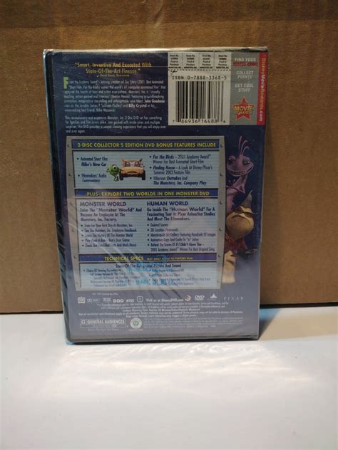 Monsters Inc Dvd 2002 2 Disc Set Collectors Edition For Sale