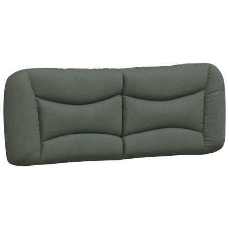 Kopfteil Kissen Dunkelgrau 140 Cm Stoff Kopfteil Bettkopfteil Bettkissen