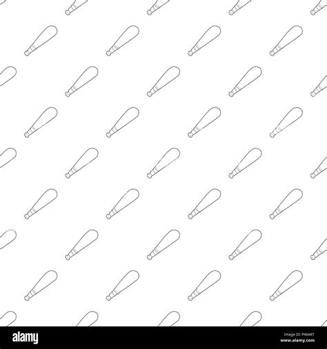 Baseball Bat Pattern Vector Seamless Stock Vector Image And Art Alamy