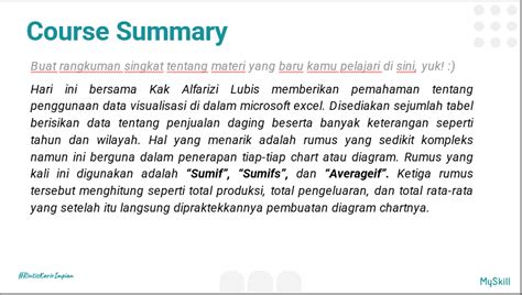 Microsoft Excel Series Short Class By Myskill