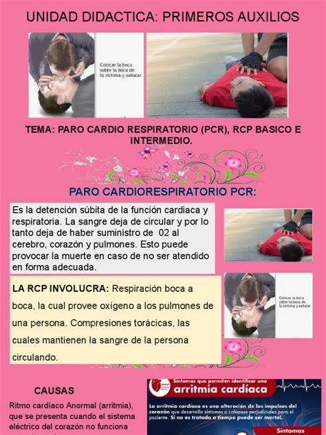 Rcp Rcp Ppt Expo Pdf Reanimación Cardiopulmonar Corazón