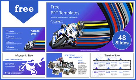Square List PowerPoint Diagram Template Slidesgo Templates