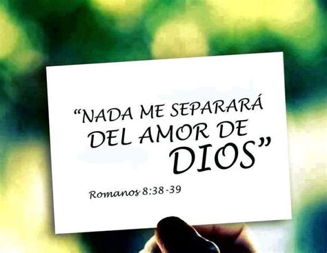 “nada Me Separará Del Amor De Dios” Ro 8 38 39 Romanos 8 38 39