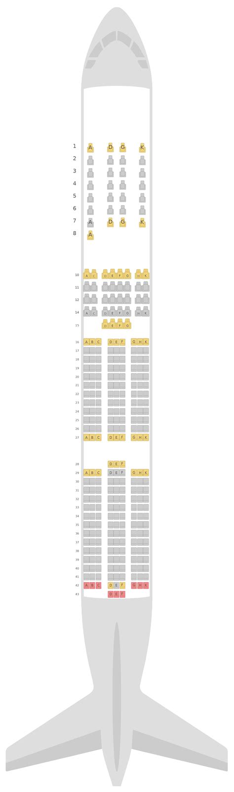 Seat Map Vietnam Airlines Airbus A350 900 359 V2 Find The Best Seat