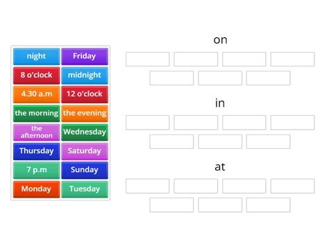 Preposition Group Sort