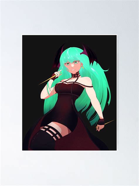 Morrigan Aensland Poster For Sale By Solidusart Redbubble