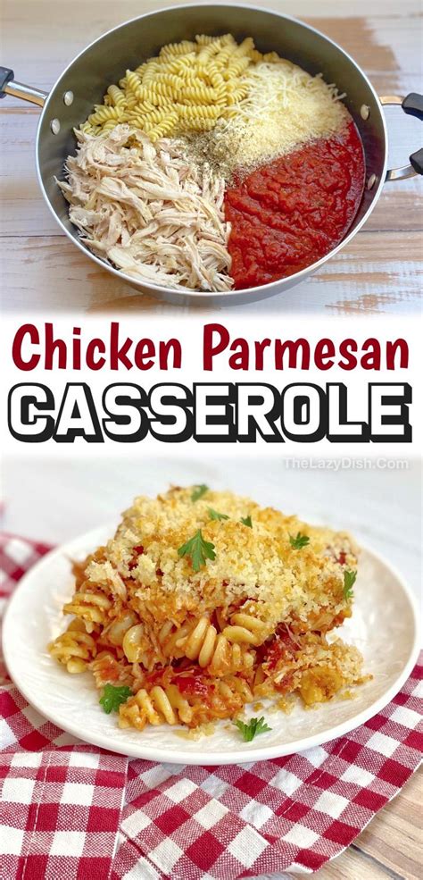 Chicken Parmesan And Pasta Casserole Recipe Dinner Recipes Easy Quick Easy Dinner Casseroles
