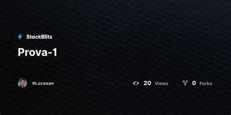 Prova 1 Stackblitz