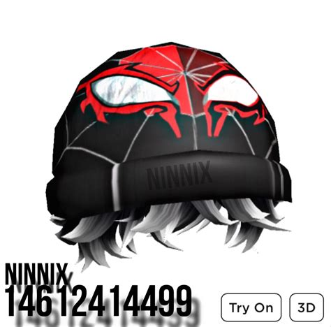 Arachnid Villain Beanie Cap Black And White Emo Outfit Ideas Emo